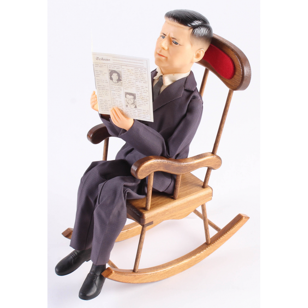 Vintage John F. Kennedy LE Kamar Doll with Rocking Chair | Pristine Auction