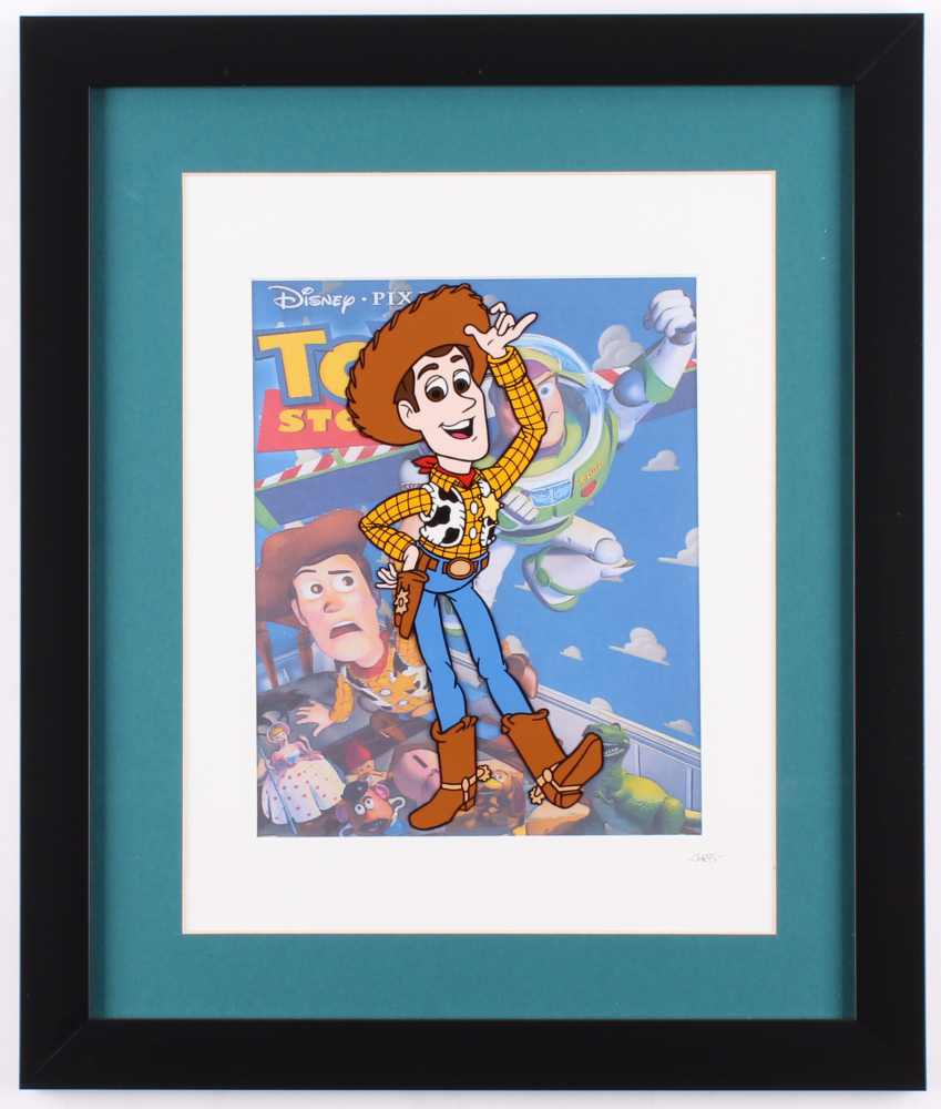 Disney Pixar's Toy Story "Woody" 16x19 Custom Framed Animation ...
