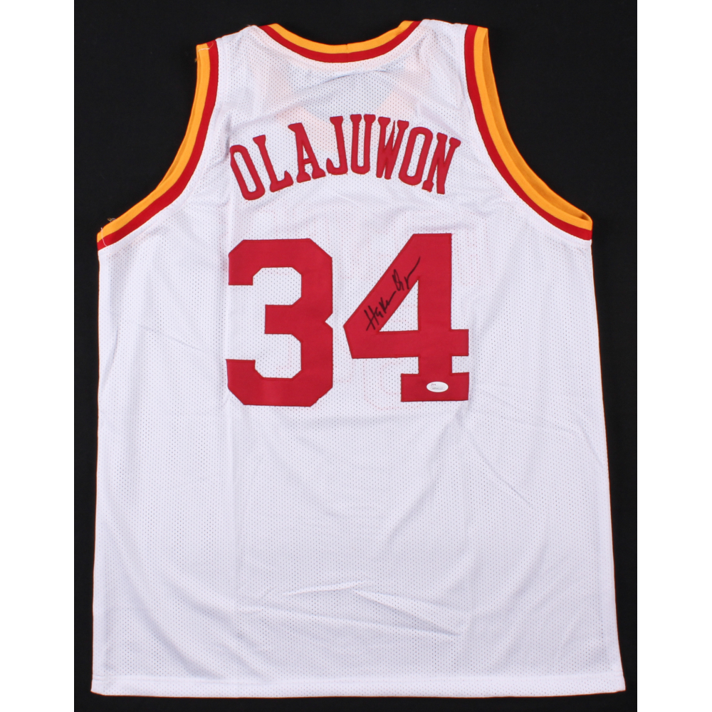 Hakeem Olajuwon Signed Houston Rockets Jersey (JSA COA) | Pristine Auction