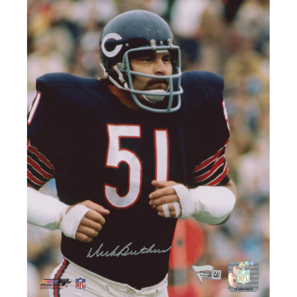 Dick Butkus Signed Chicago Bears 8x10 Photo Fanatics Hologram
