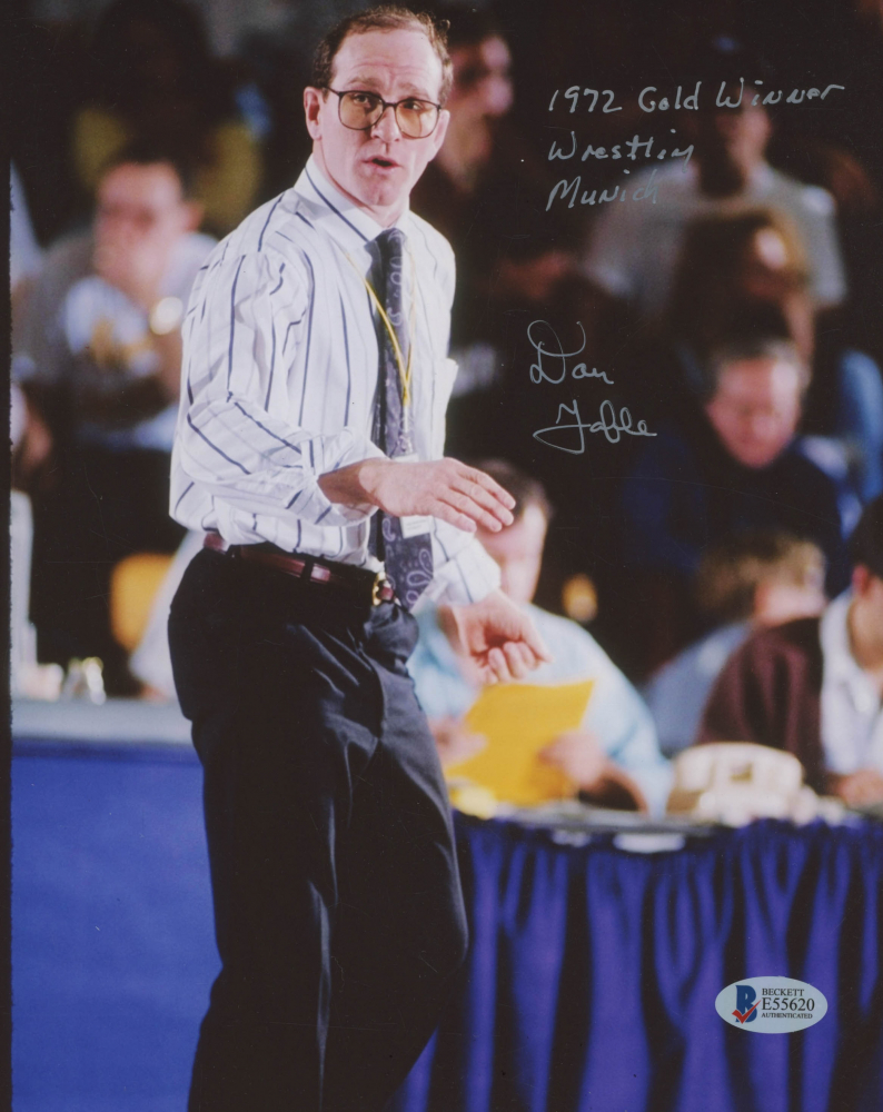 Dan Gable Signed 8x10 Photo Inscribed "1972 Gold Winner," "Wrestling ...