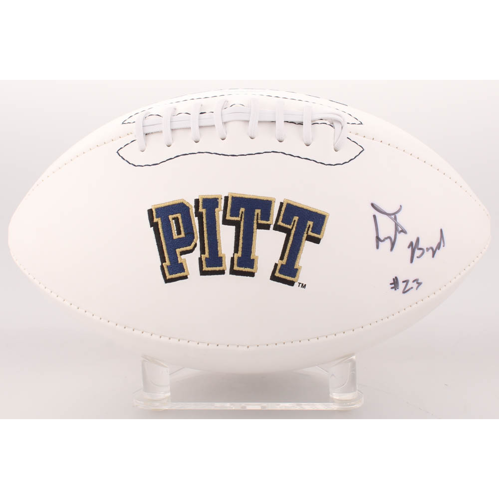 Tyler Boyd Signed Pittsburgh Panthers Logo Football (JSA) | Pristine ...