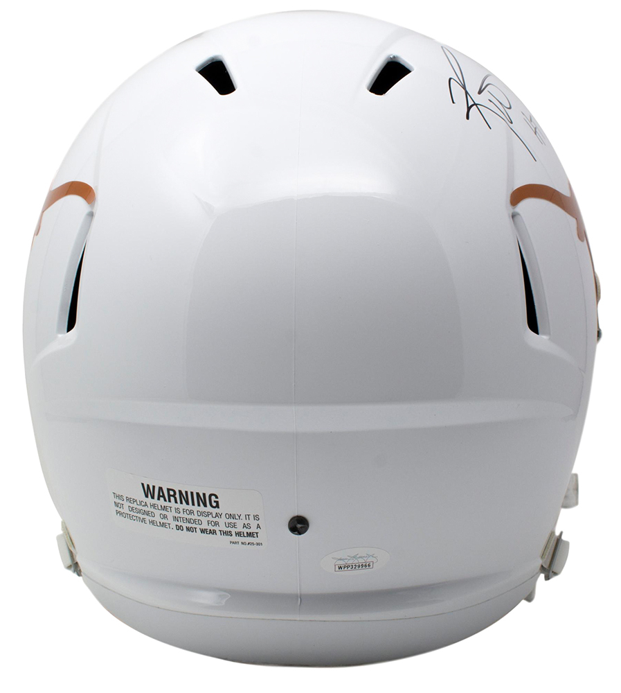 Ricky Williams Signed Texas Longhorns Full-Size Speed Helmet Inscribed ...