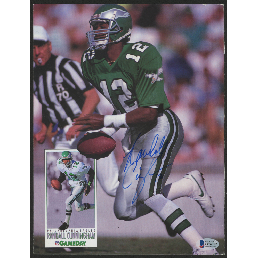 Randall Cunningham Signed Philadelphia Eagles 8x10 Photo (Beckett COA ...