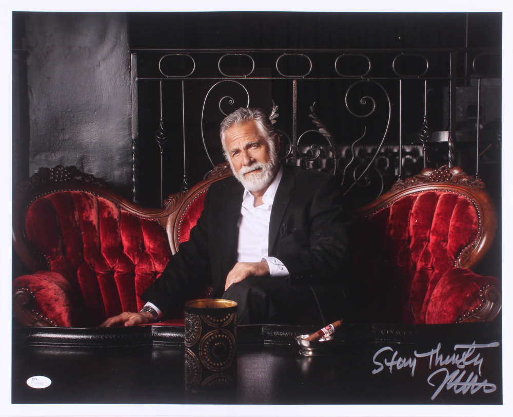 Jonathan Goldsmith Signed "The Most Interesting Man in the World" 17x21 ...