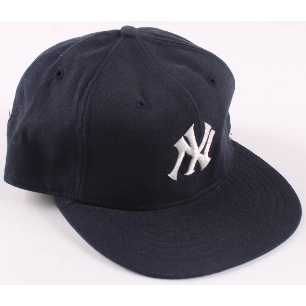 New York Yankees New Era Fitted Baseball Hat Signed by (5) With Whitey ...