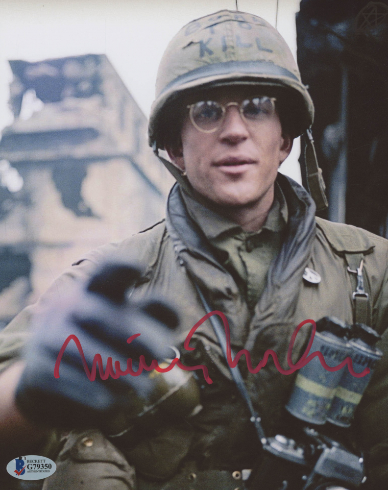 Matthew Modine Signed "Full Metal Jacket" 8x10 Photo (Beckett COA ...