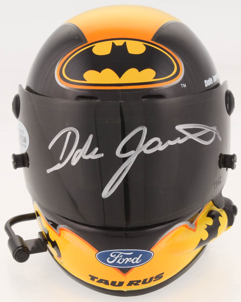 Dale Jarrett Signed "Batman" Racing Mini Helmet (Beckett COA ...