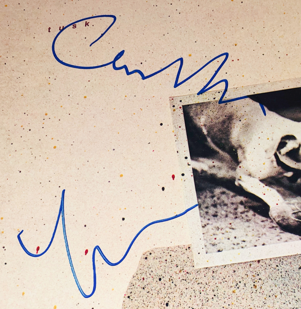 Lindsey Buckingham & Christine McVie Signed Fleetwood Mac "Tusk" Vinyl ...
