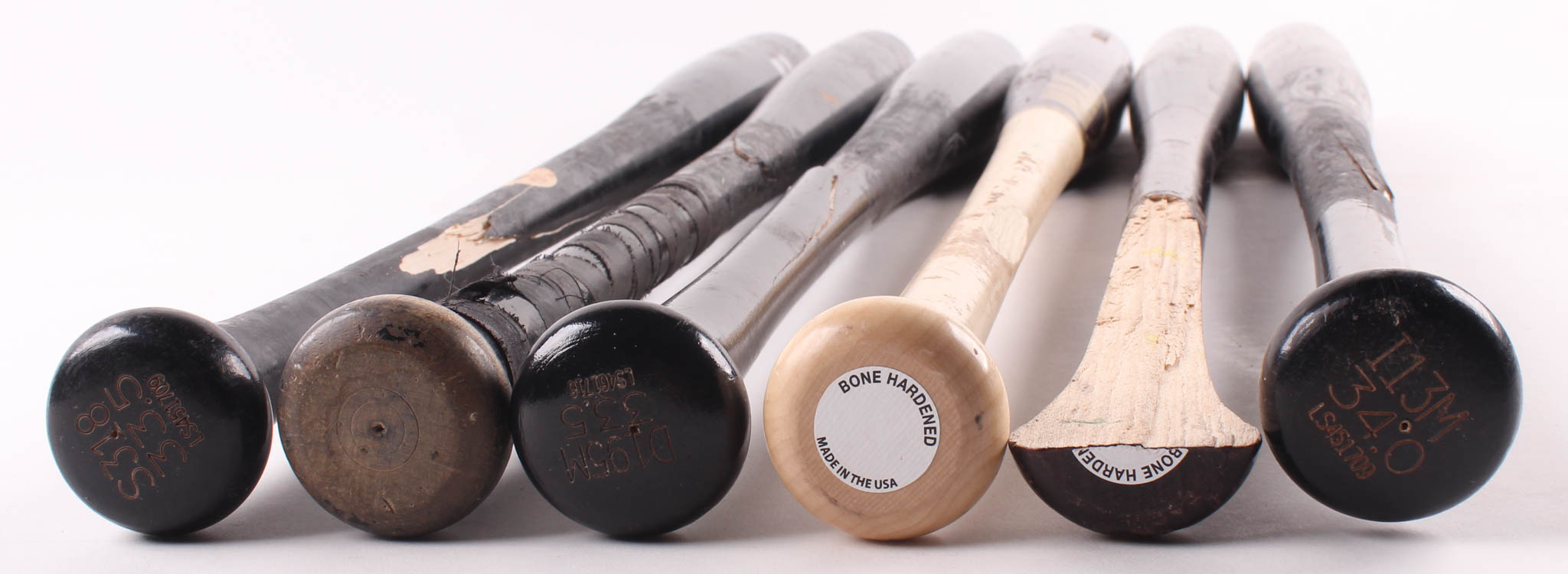 Lot of (6) Assorted Game-Used Baseball Bats | Pristine Auction