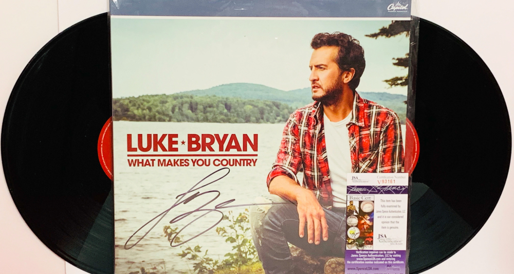 Luke Bryan Signed "What Makes You Country" Double Vinyl Record Album ...