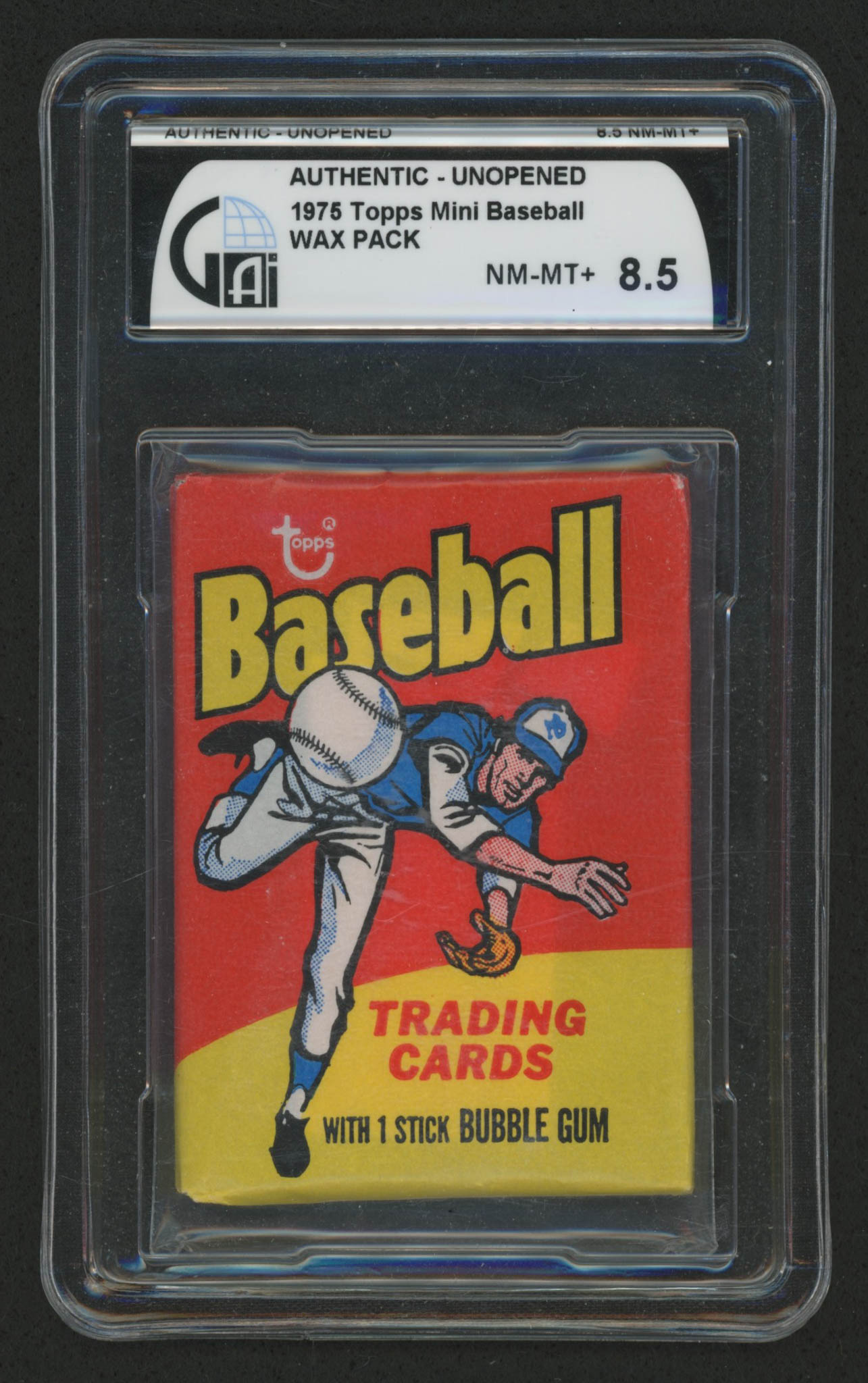 1975 Topps Mini Wax Pack (Global 8.5) | Pristine Auction