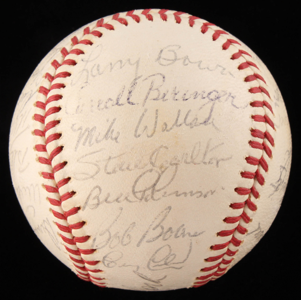 1973 Philadelphia Phillies ONL Baseball Team-Signed by (30) with Steve ...