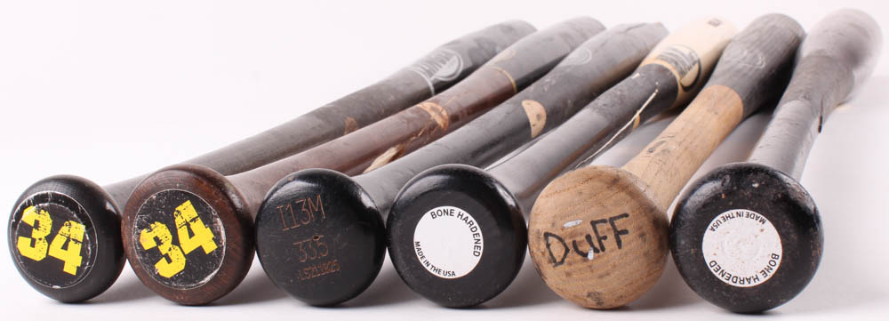 Lot of (6) Assorted Game-Used Baseball Bats | Pristine Auction
