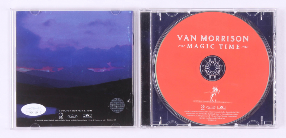 Van Morrison Signed "Magic Time" CD Record Album (JSA COA) | Pristine ...