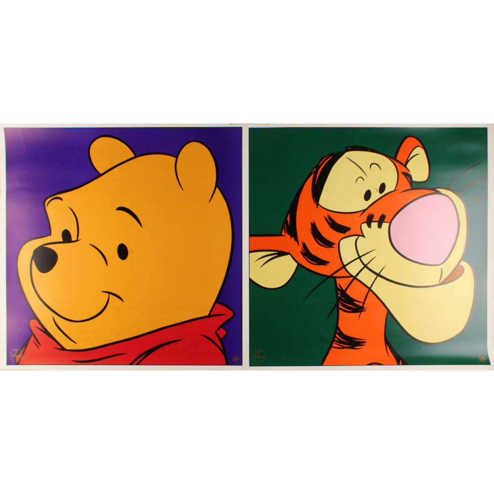 lot-of-2-winnie-the-pooh-le-1997-walt-disney-23-5x23-5-lithographs