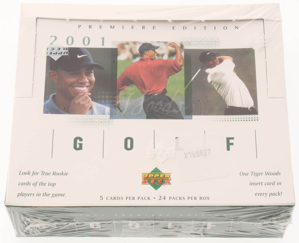 2001 Upper Deck Golf Retail Box of (24) Packs | Pristine Auction