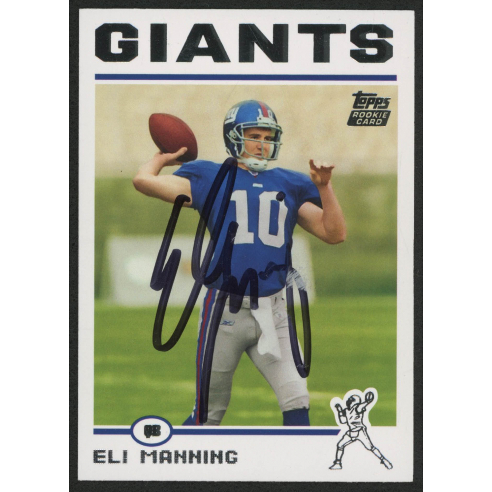 Eli Manning Signed 2004 Topps #350 RC (JSA COA) | Pristine Auction