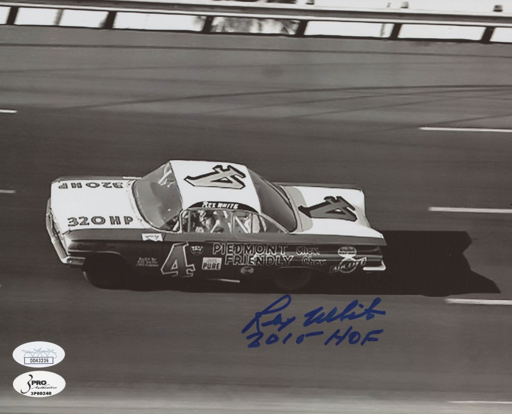 Rex White Signed 8x10 NASCAR Photo Inscribed "2015 HOF" (JSA COA ...
