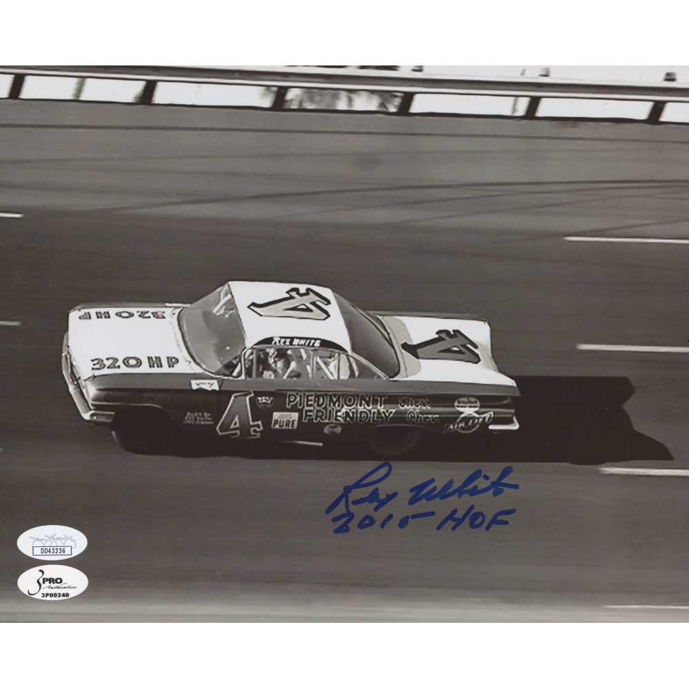 Rex White Signed 8x10 NASCAR Photo Inscribed "2015 HOF" (JSA COA ...