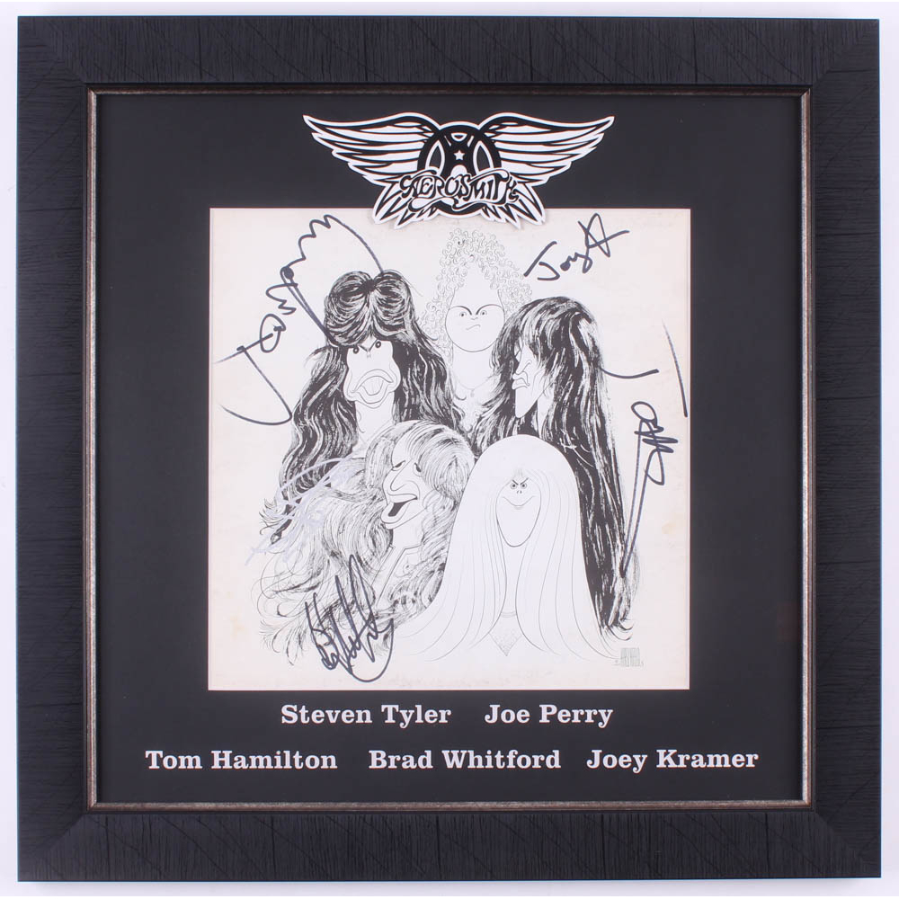 Aerosmith "Draw The Line" 21.5x21.5 Custom Framed Album Cover Display ...