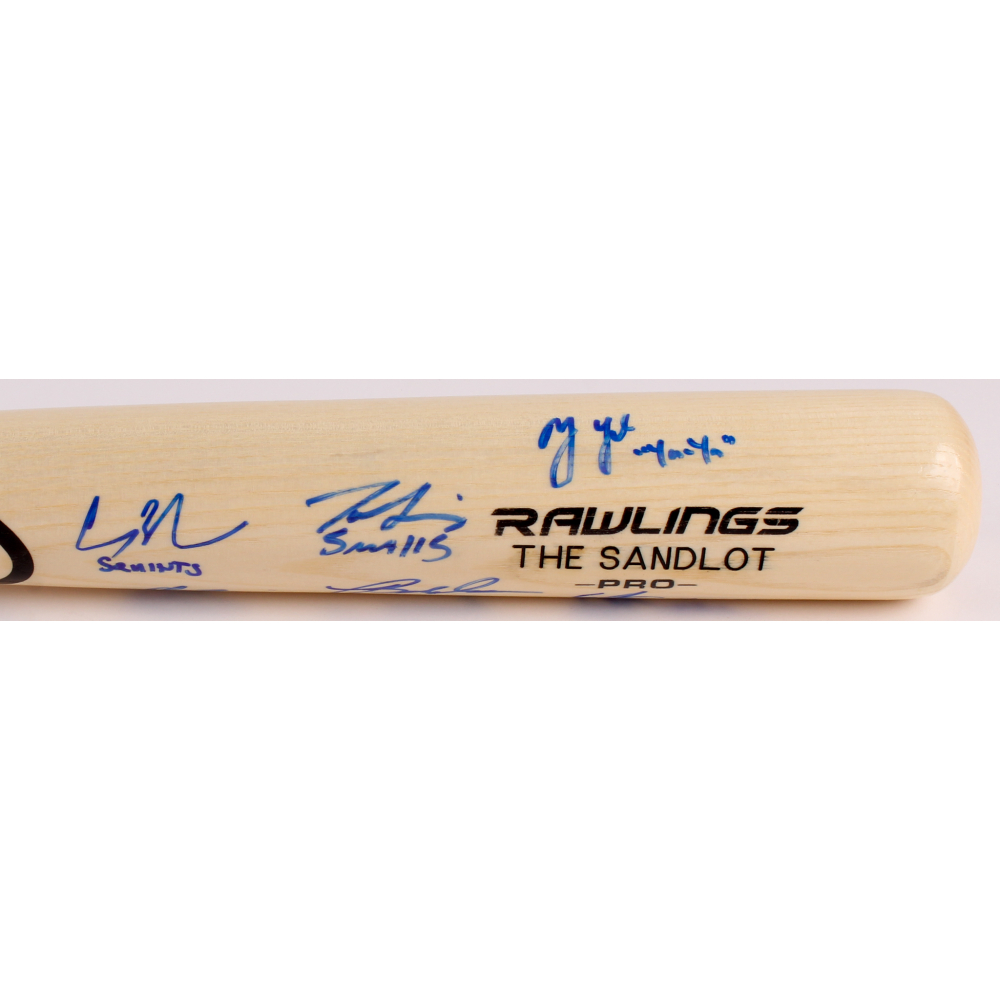 "The Sandlot" Rawlings Pro Baseball Bat Cast-Signed by (6) with Tom ...