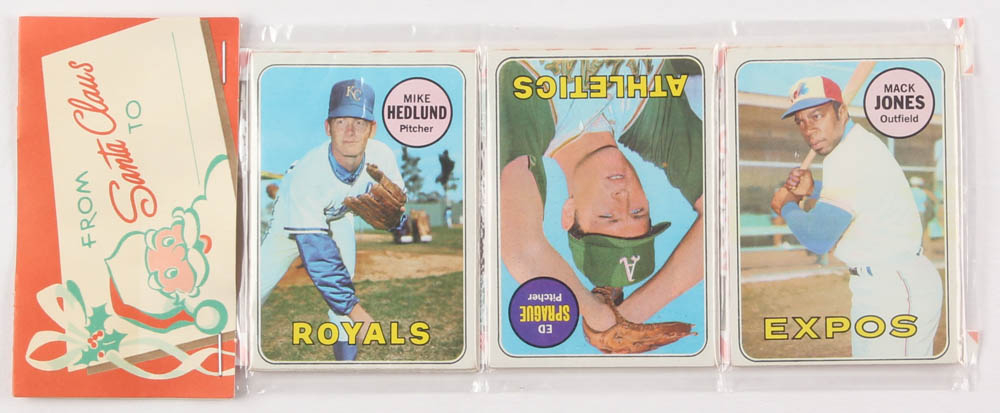 1969 Topps Baseball Unopened Christmas Rack Pack with (12) Cards ...