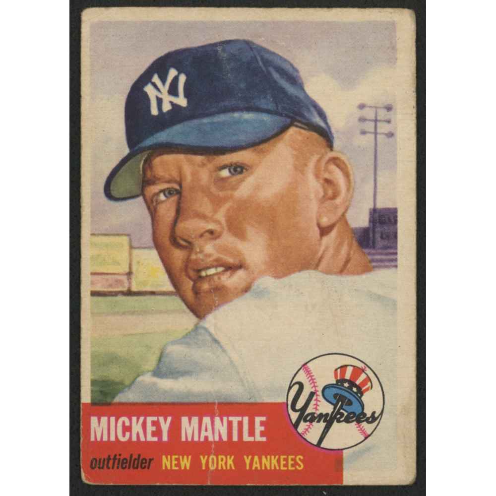 1953 Topps #82 Mickey Mantle | Pristine Auction