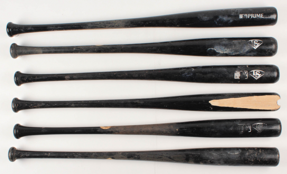 Lot of (6) Assorted Game-Used Baseball Bats | Pristine Auction
