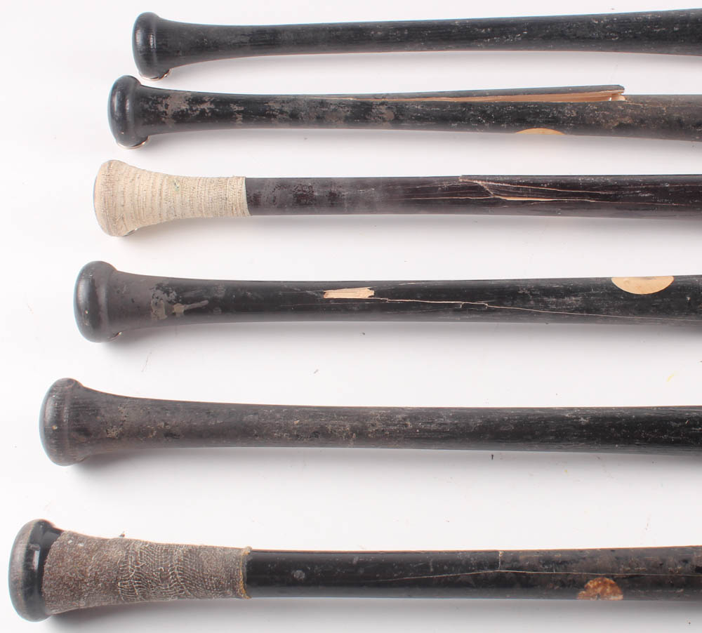Lot of (6) Assorted Game-Used Baseball Bats | Pristine Auction