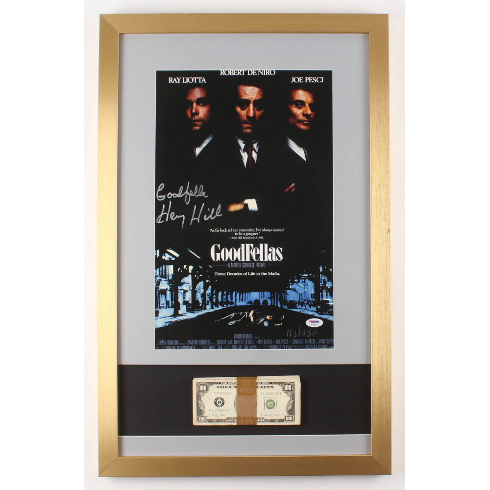 Henry Hill Signed LE "Goodfellas" 17x27 Custom Framed Photo Display ...