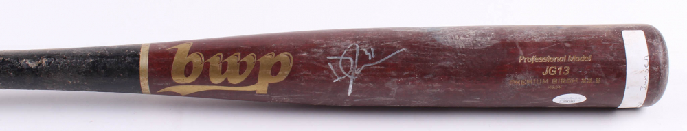 Danny Jansen Signed Game-Used BWP Baseball Bat (JSA Hologram ...