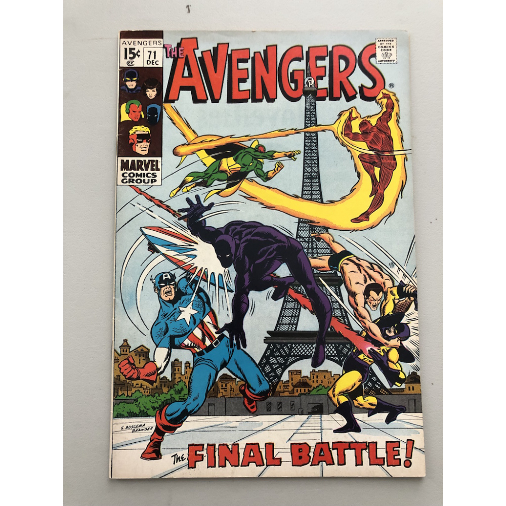 1969 "The Avengers" First Series Issue #71 Marvel Comic Book | Pristine ...