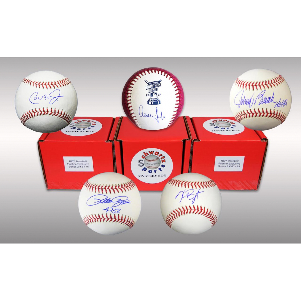 Schwartz Sports MLB Rookie Of The Year Baseball Mystery Box - Series 2 ...