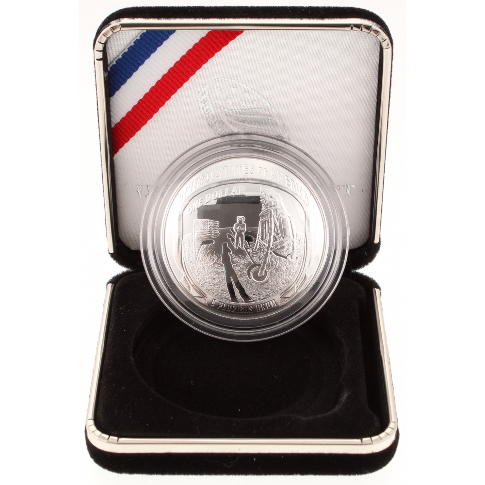 2019-P Apollo 11 50th Anniversary Commemorative Proof Silver Dollar ...