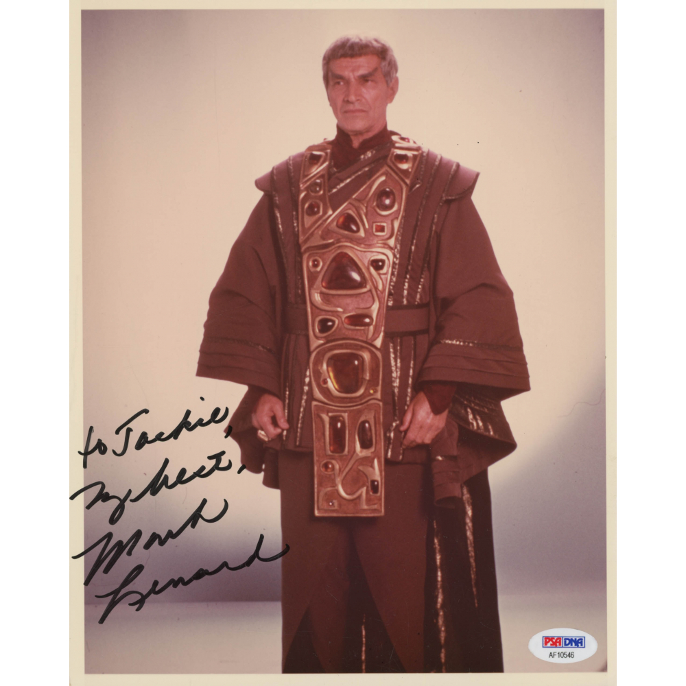 Mark Lenard Signed "Star Trek" 8x10 Photo Inscribed "My Best" (PSA COA ...