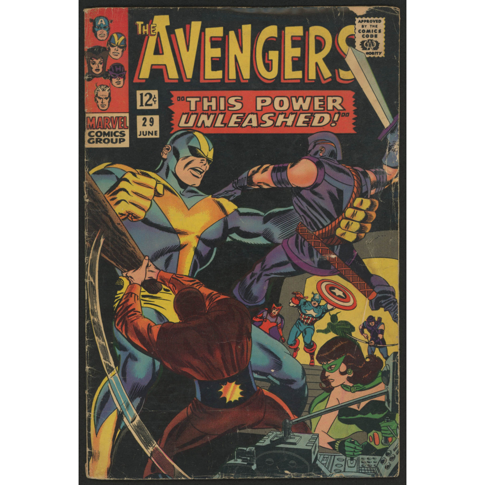 1966 "The Avengers" First Series Issue #29 Marvel Comic Book | Pristine ...