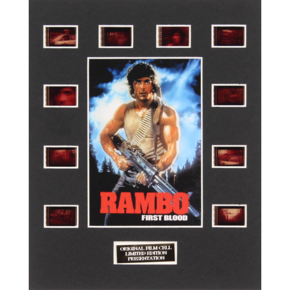 "Rambo: First Blood" LE 8x10 Custom Matted Original Film / Movie Cell ...