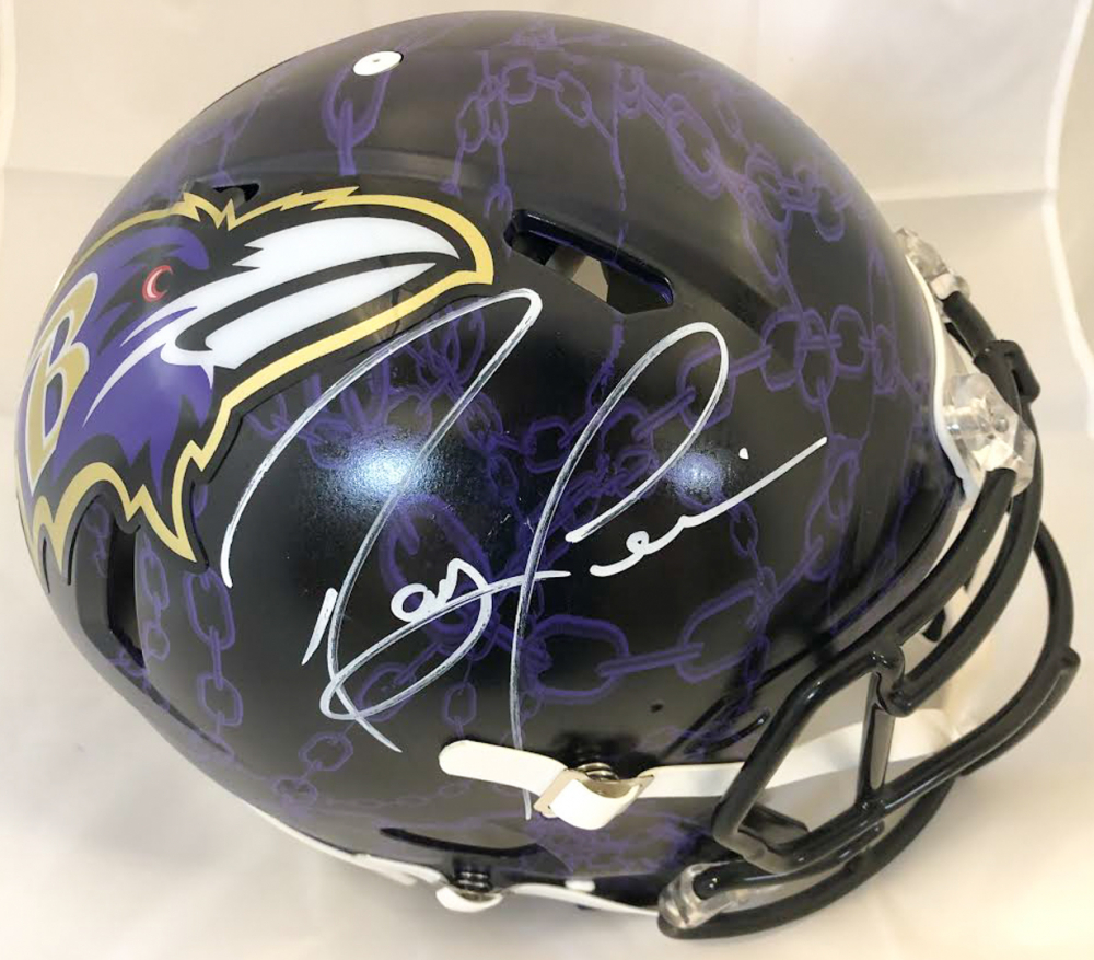 Ray Lewis Signed Baltimore Ravens Full-Size Authentic On-Field Hydro ...