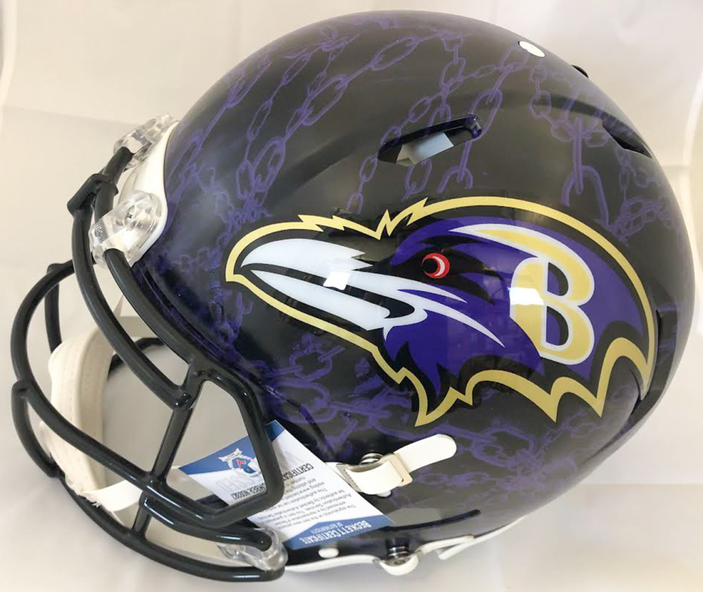 Ray Lewis Signed Baltimore Ravens Full-Size Authentic On-Field Hydro ...