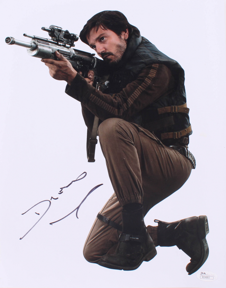 Diego Luna Signed "Rogue One: A Star Wars Story" 11x14 Photo (JSA COA ...