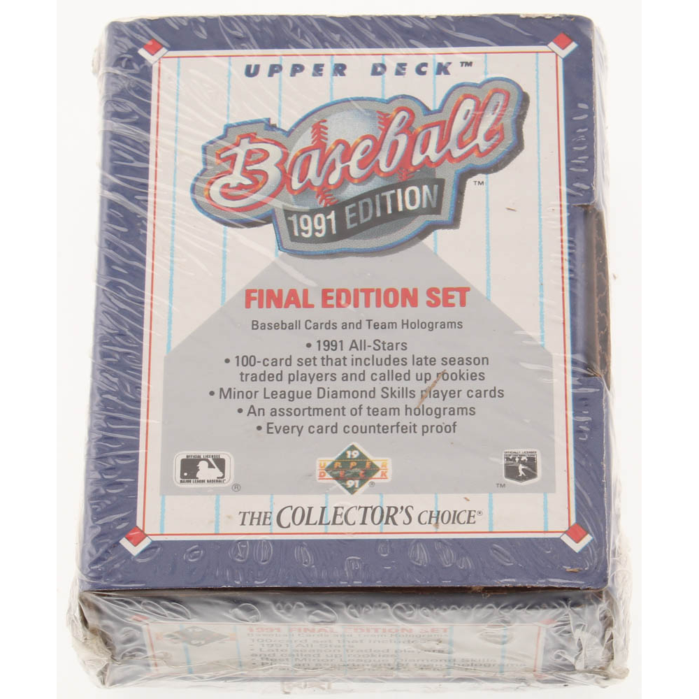 1991 Upper Deck Final Edition Factory Set of (100) Baseball Cards ...