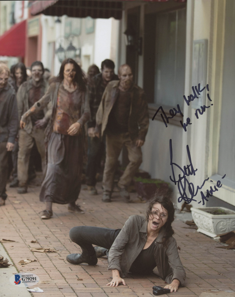 Elizabeth Keener Signed "The Walking Dead" 8x10 Photo Inscribed "-Annie ...