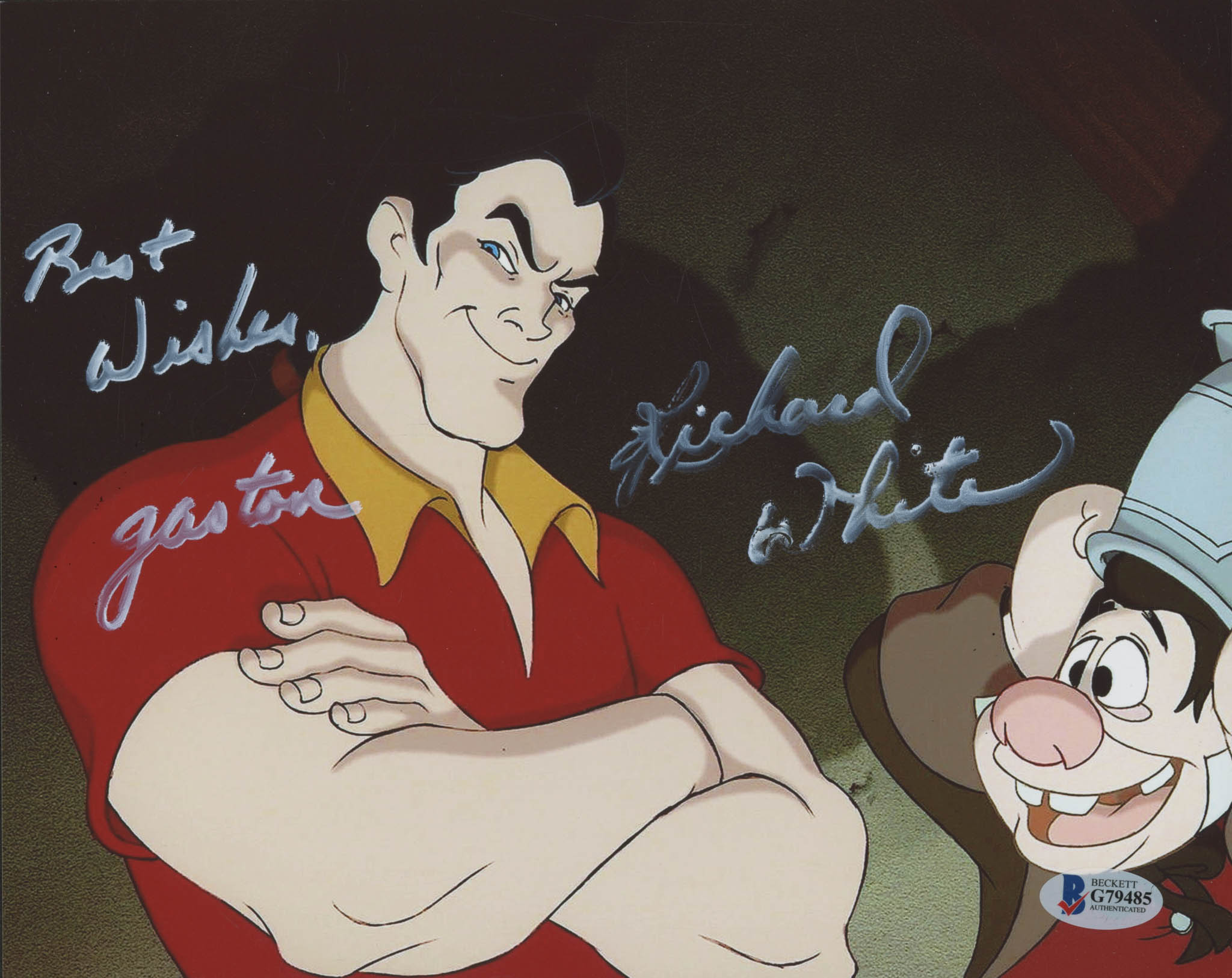 Richard White Signed "Beauty and The Beast" 8x10 Photo Inscribed "Best ...