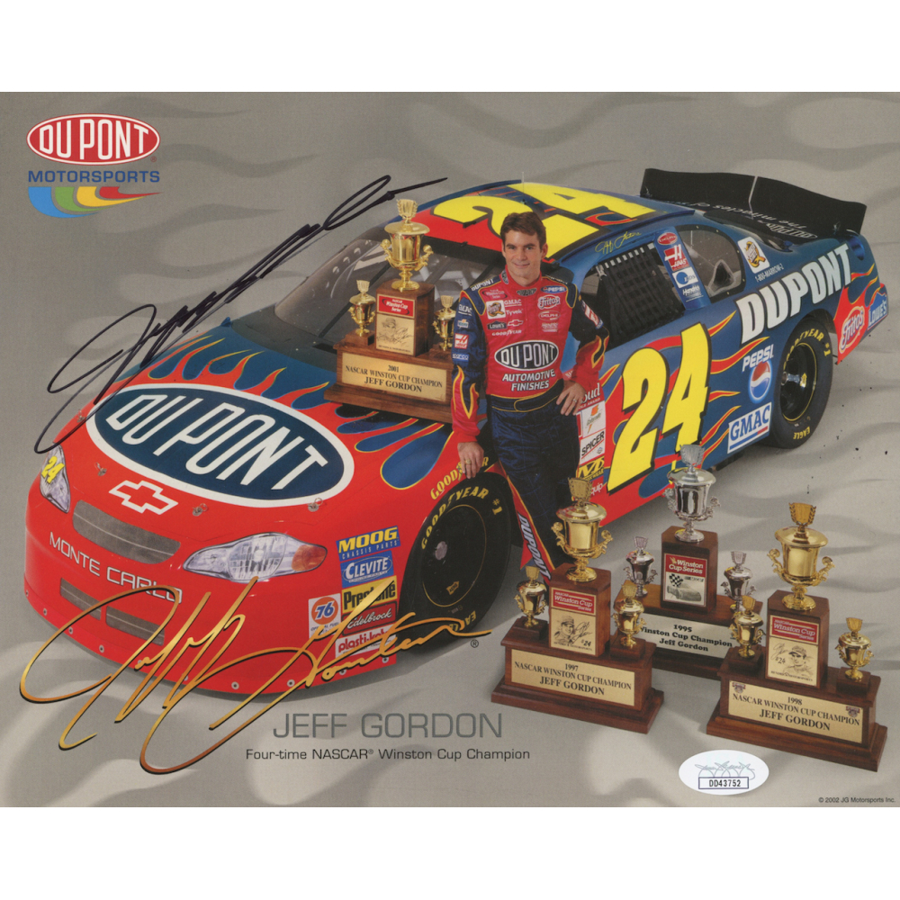 Jeff Gordon Signed NASCAR 8x10 Print (JSA COA) | Pristine Auction