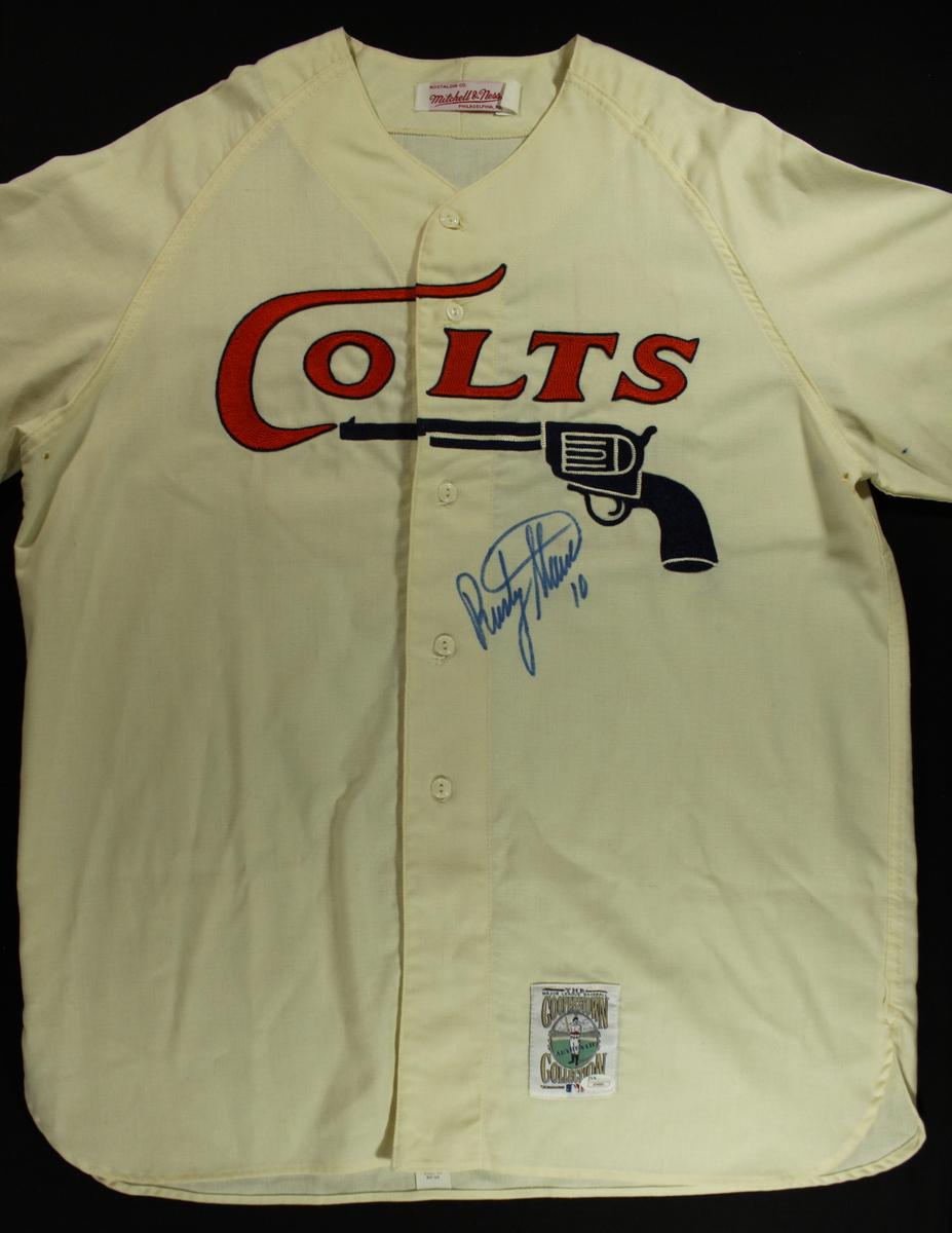 Rusty Staub Signed Houston Colt .45s Authentic Mitchell & Ness ...