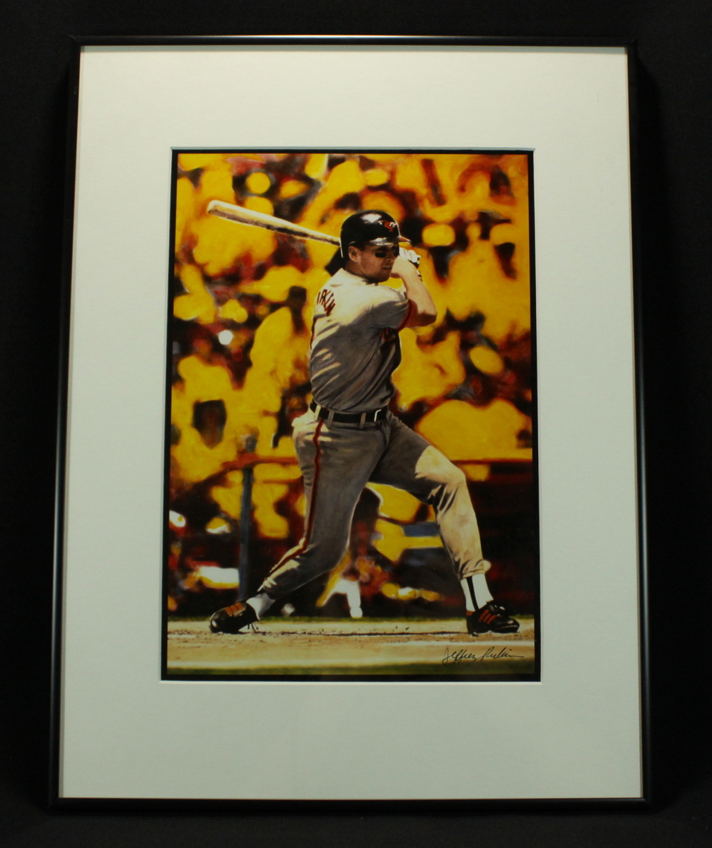 Cal Ripken Jr. Orioles 15x20 Custom Framed Lithograph Signed by Artist ...