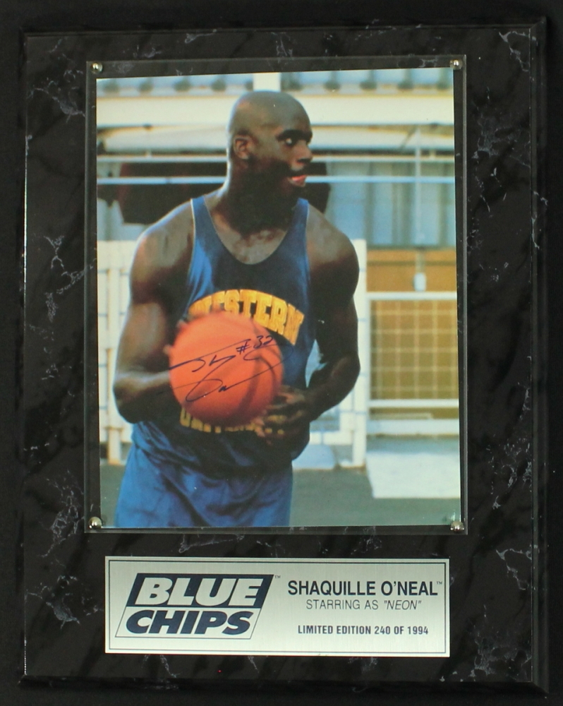Shaquille O'Neal Signed 12x15 Photo Plaque (Scoreboard COA) | Pristine ...