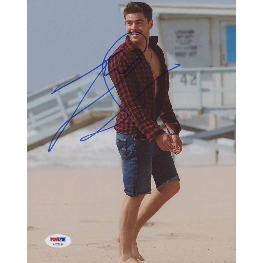 Zac Efron Signed 8x10 Photo (PSA COA) | Pristine Auction