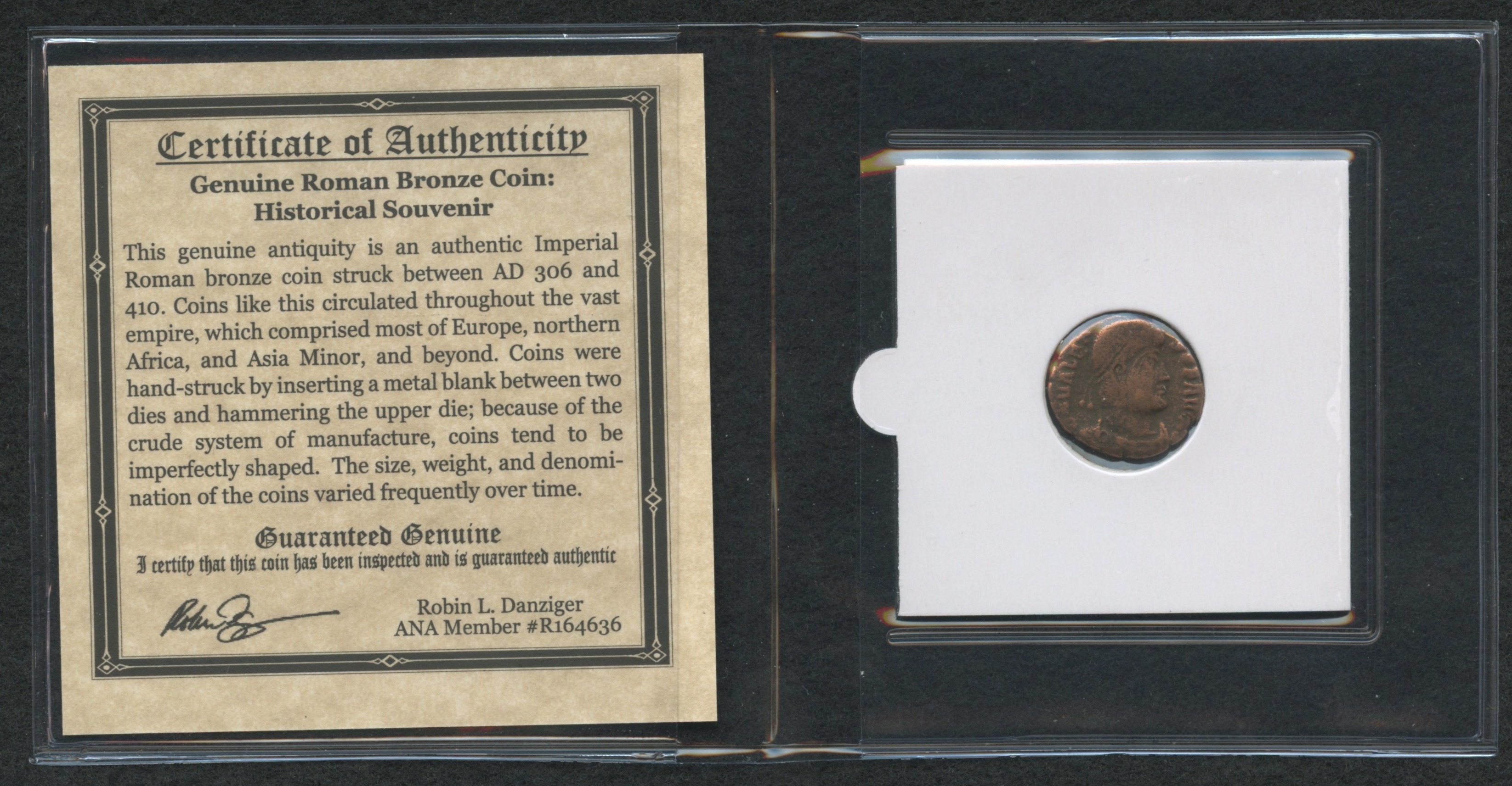 AD 306-491 - Emperor Valens - Original Roman Empire Coin | Pristine Auction